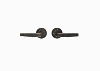 China USA Apartment Entrance Passage Hammered Aged Brass Lever Entry Door Handle Lockset for sale