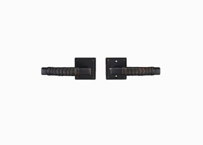 China Interior Passage American Door Handles Adjustable Back Plate Oil Faced Bronze Surface for sale
