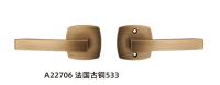 China Luxury Interior American Door Handles 63.5mm 147.5mm For Bathroom for sale