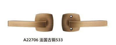 China Luxury Interior American Door Handles 63.5mm 147.5mm For Bathroom for sale