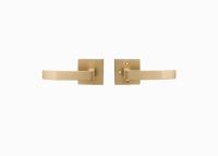 China Slim Square Contemporary Internal Door Handles For Home / Bedroom for sale
