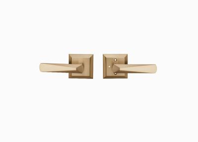 China Amertop brass Privacy Lever Door Handle for Bedroom Bathroom, Reversible for Left Right Handed Doors for sale