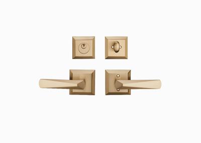 China Amertop Brass Deadbolt Door Lock With Double Handle Lever for sale
