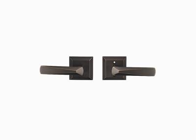 China Passage American Door Handles Reversible Non Locking Lever Set For Hallway / Closet for sale