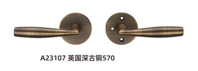 China Amertop Entry Lever Lock Set for Exterior Door,Bronze Heavy Duty Door Lock Handle for sale