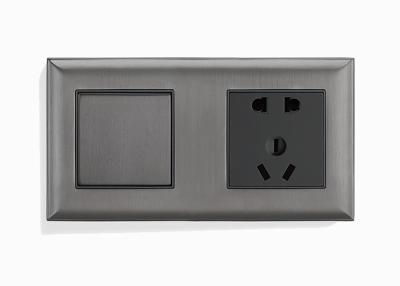 China Practical brass copper electrical wall switch socket for sale
