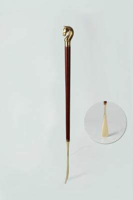 China Personalised Brass Shoe Horn 37mm 600mm For Men Women Kids Seniors for sale