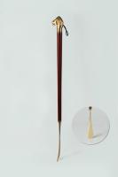 China Easy Grip Long Brass Shoe Horn Handmade For Men Women 5 Years Warranty for sale