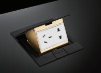 China Flip Lid Cover Floor Box Kit 1 Gang Cover Tamper Weather Resistant Receptacle Outlets for sale