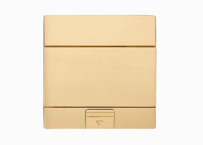 China Flip Lid Cover Floor Box Kit 1 Gang Cover Tamper Weather Resistant Receptacle Outlets for sale