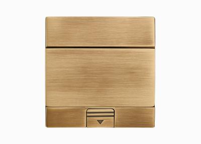 China Floor Brass Wall Pressure Switch Socket Board ISO9001 Approved for sale