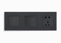 China Electric Light Brass Switches And Sockets Nordic Style For Decorative Hotel Home for sale