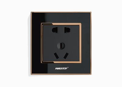 China Modern Electric Brass Switches And Sockets For Home / Apartment for sale
