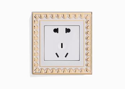 China Amertop Brass BS single UK power wall electrical 13A switched socket for sale