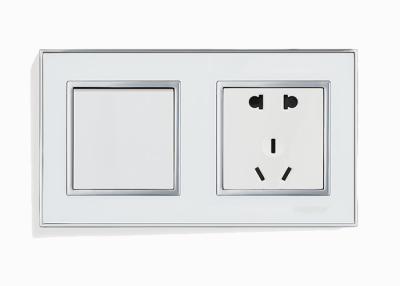 China 163.5mm 91.5mm Brass Switches And Sockets Electric Plugs Sockets for sale
