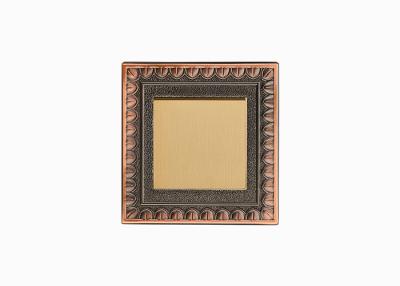 China Amertop Brass Wall Switch Brass Panel,Retro style Light Switch 86*86mm 10A 250V 1/2/3/4 gang 1/2 way for sale