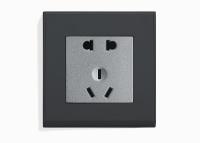 China 90mm 86mm Brass Switches And Sockets For Washroom Bedroom OEM Support for sale