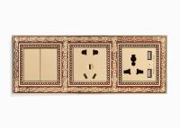China Decorate BS Standard Brass 10A Electrical Plastic 1 Gang Wall Switch for sale