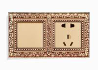 China Decorate BS Standard Brass 10A Electrical Plastic 1 Gang Wall Switch for sale