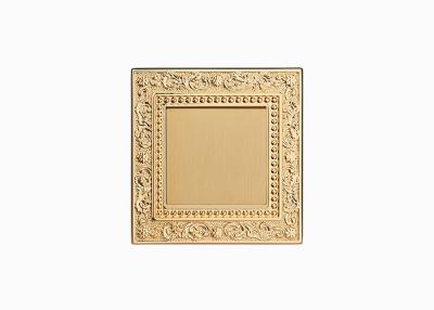 China 86 Gold Metal Brass Switches And Sockets 220V Vintage Light Switch for sale
