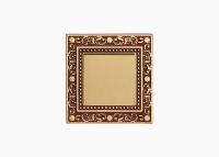 China 220V Vintage Brass Light Switch , 86 Gold metal Solid Brass Switch Plates for sale