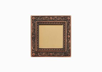 China Screwless Decorator Brass Switches And Sockets Wall Plate Child Safe Outlet for sale
