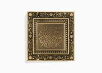 China Brass Wall Switch Panel , Retro Light Switches 86*86mm 10A 250V 1 2 3 4 Gang 1 2 Way for sale