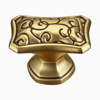 China Furniture Hardware 44*30*33mm Antique Brass Dresser Drawer Pulls Door Knobs for sale