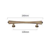 China 128mm Morden Solid Brass T Bar Kitchen Handles Cabinet Pull Handles for sale