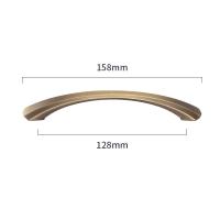 China 96mm 128mm Modern Brass Kitchen Cupboard Handles Hardware Mini Drawer Knob for sale