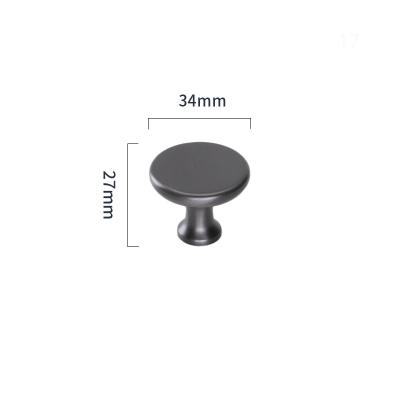 China Furniture Luxury Gray Brass Cabinet Pull Handles Anti Oxidant for sale