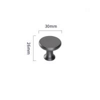 China Modern Furniture Hardware Brass Cabinet Pull Handles Drawer Door Handle 30*26mm for sale