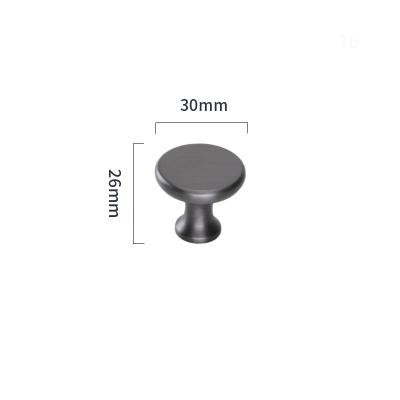 China Modern Furniture Hardware Brass Cabinet Pull Handles Drawer Door Handle 30*26mm for sale