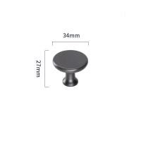 China Modern Furniture Hardware Brass Cabinet Pull Handles Drawer Door Handle 30*26mm for sale
