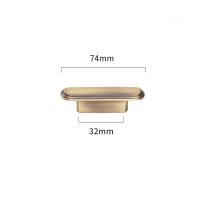 China hole 32mm Modern Brass Cabinet Handles Interior Pull Set And Drawer Furniture for sale