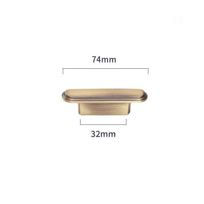 China hole 32mm Modern Brass Cabinet Handles Interior Pull Set And Drawer Furniture for sale