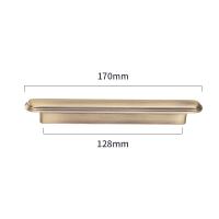 China hole 32mm Modern Brass Cabinet Handles Interior Pull Set And Drawer Furniture for sale