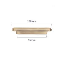 China hole 32mm Modern Brass Cabinet Handles Interior Pull Set And Drawer Furniture for sale