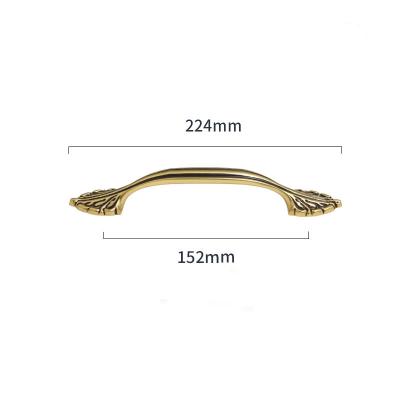 China Furniture 167*37mm Brass Cabinet Pull Handles Cabinet Accessories for sale
