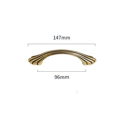 China 28*35mm 30*147mm Vintage Antique Brass Drawer Pulls Door for sale