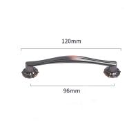 China Cupboard Door Solid Copper Kitchen Handles Gold Vintage Brass Drawer Pulls for sale