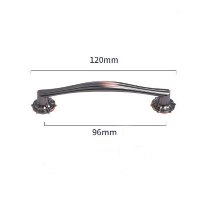 China Cupboard Door Solid Copper Kitchen Handles Gold Vintage Brass Drawer Pulls for sale