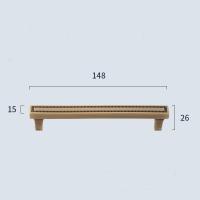 China Furniture Morden Solid Brass Cabinet Handles Hardware Cabinet Pulls for sale