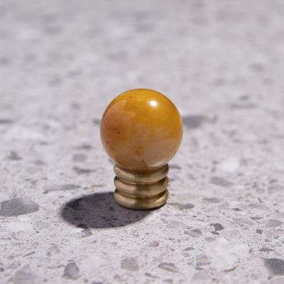 China Furniture Yellow Brass Drawer Cabinet Knobs Wardrobe Door Handle for sale