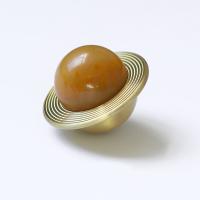China 30*38mm Round Brass Drawer Pulls Knobs For Kitchen Cabinet for sale