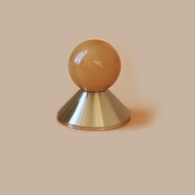 China New Design Brass Jade Wardrobe Pull Handle Sliding Closet Door Knobs for sale