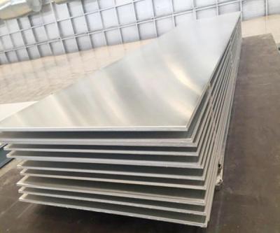 China Silvery White Aluminum Alloy Sheet Coated Surface Treatment for sale