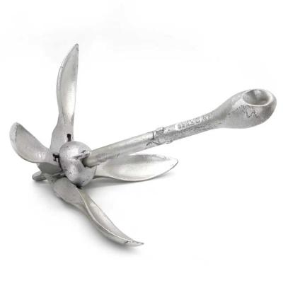 China 4-Fluke Folding Boat Anchor – Heavy-Duty Galvanized Steel Anchor for Fishing Boats, Yachts & Small Vessels for sale