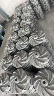 China High Chrome Cast Iron Water Pump Impeller with 58-65 HRC Hardness for Slurry Pumps and Abrasive Fluids for sale