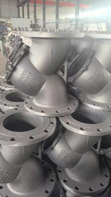 China Ductile Iron Filter Casting GGG40 Filter Housing with ISO 8062 CT8 - CT11 Dimensional Accuracy and PN10, PN16, Class 150, Class 300 Pressure Rating for sale